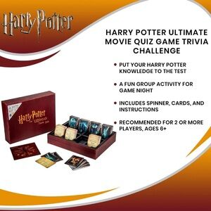 Warner Bros. | Games | Harry Potter Ultimate Movie Quiz Game | Poshmark